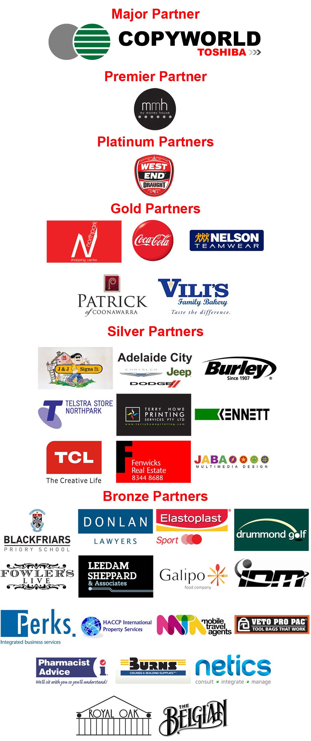 Partners - The Official North Adelaide Football Club Website - The ...